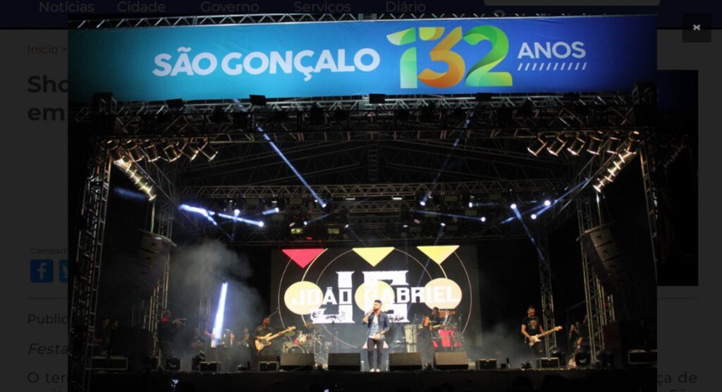 São Gonçalo Fest 2024: Uma Grande Celebração dos 134 Anos da Cidade ...